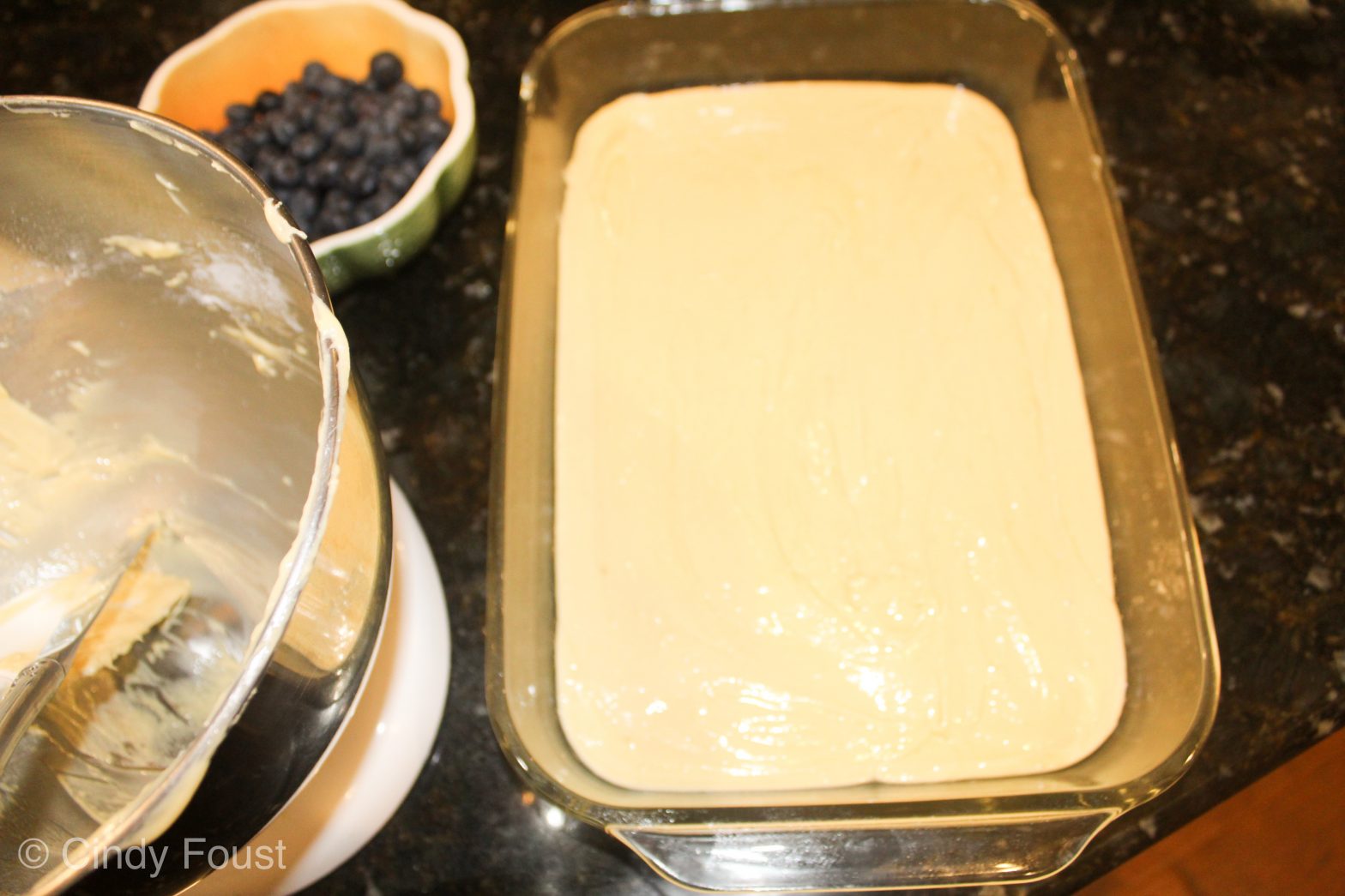 Lemon Blueberry Gooey Butter Cake - The Alphabet Mom